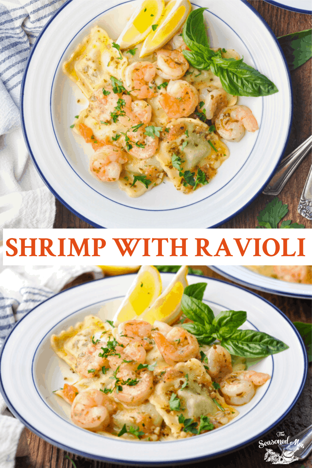 Shrimp with Ravioli - The Seasoned Mom