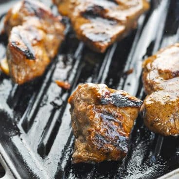 Marinated Grilled Steak Tips - The Seasoned Mom