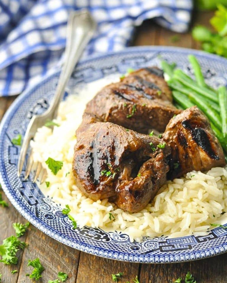 Marinated Grilled Steak Tips - The Seasoned Mom