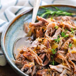 Cider Braised Pork Shoulder Roast - The Seasoned Mom