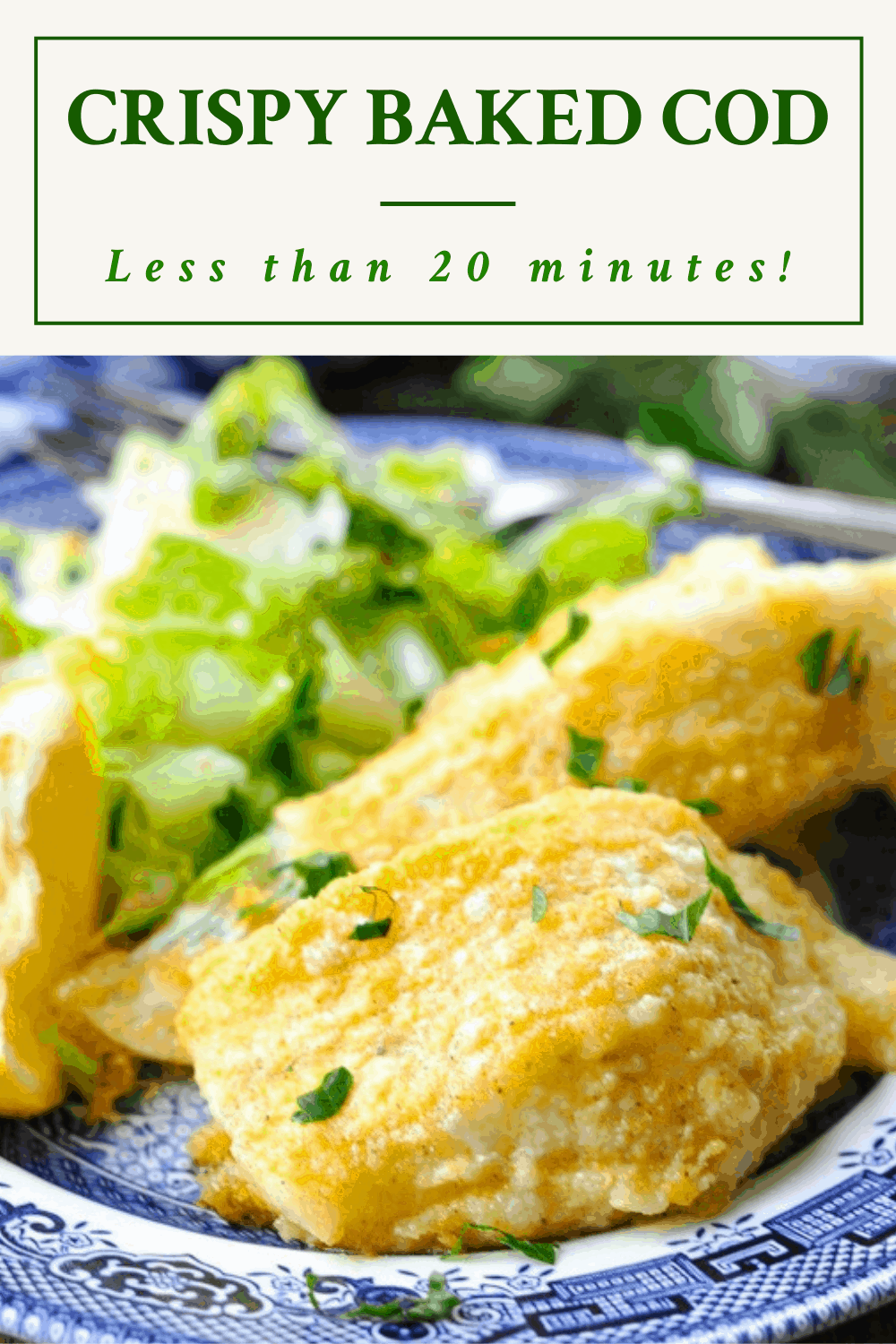 Crispy Baked Cod - The Seasoned Mom