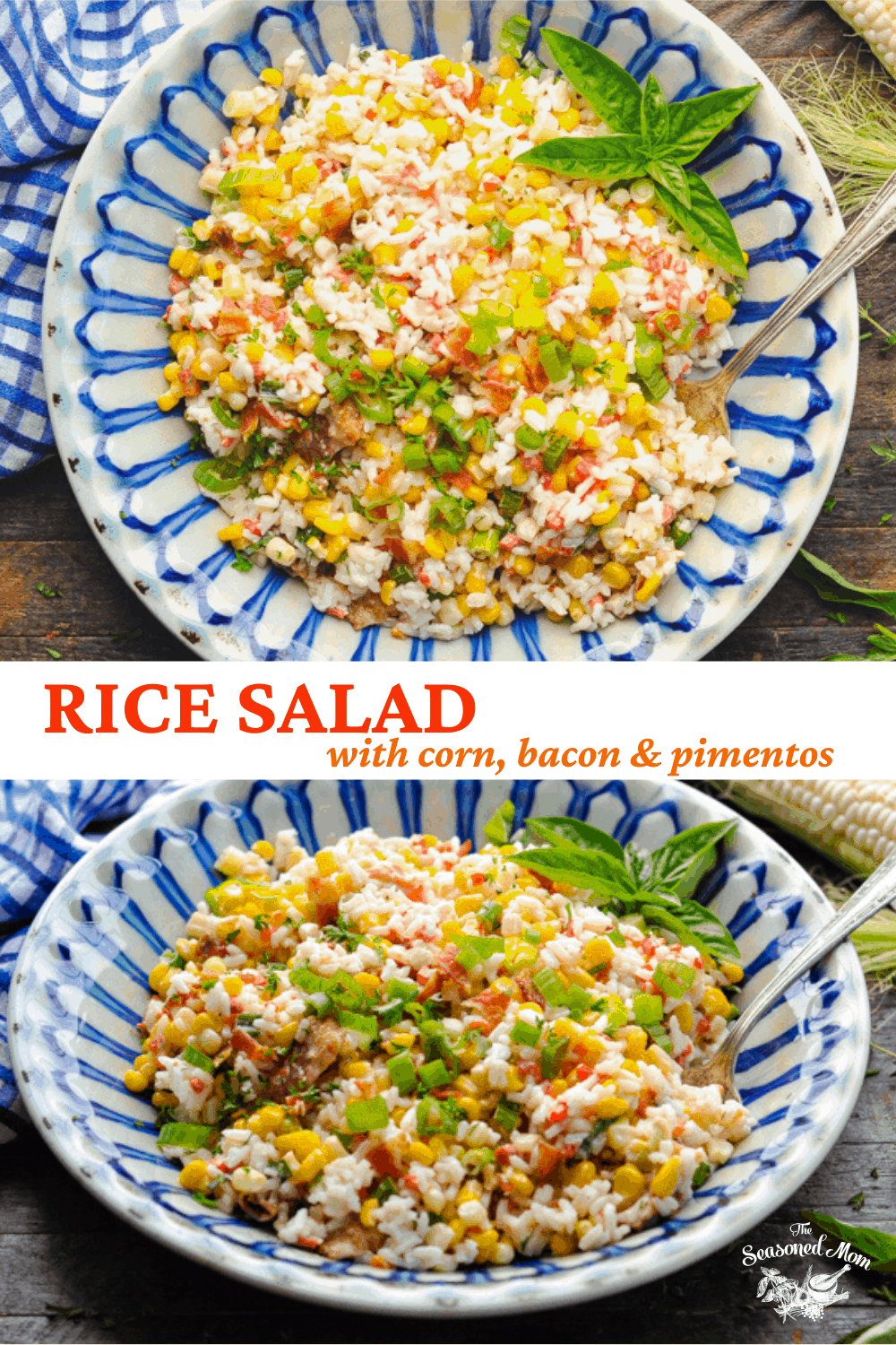 Summer Rice Salad with Corn | The Seasoned Mom