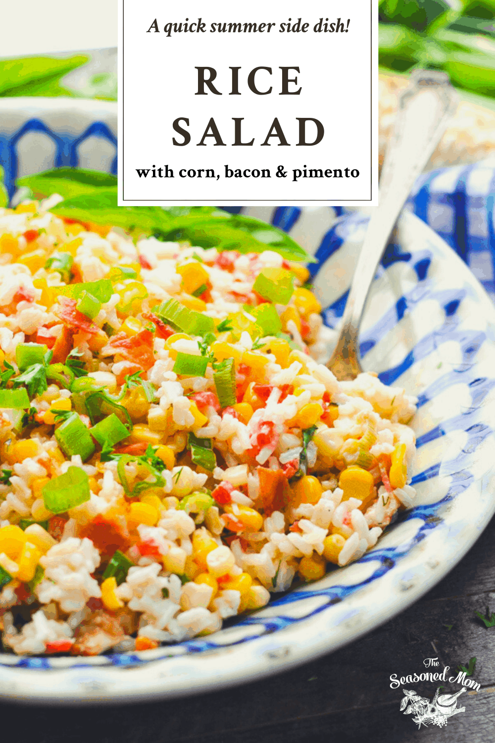 Summer Rice Salad with Corn | The Seasoned Mom