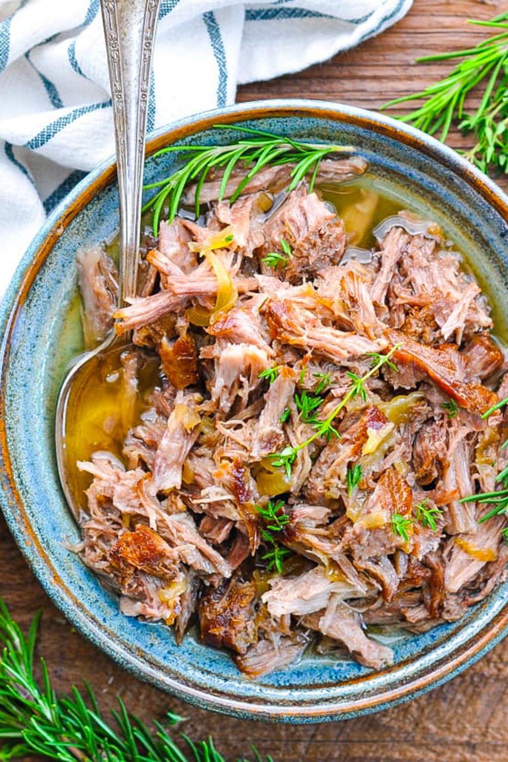 Cider Braised Pork Shoulder (Dutch Oven or Crock Pot) - The Seasoned Mom