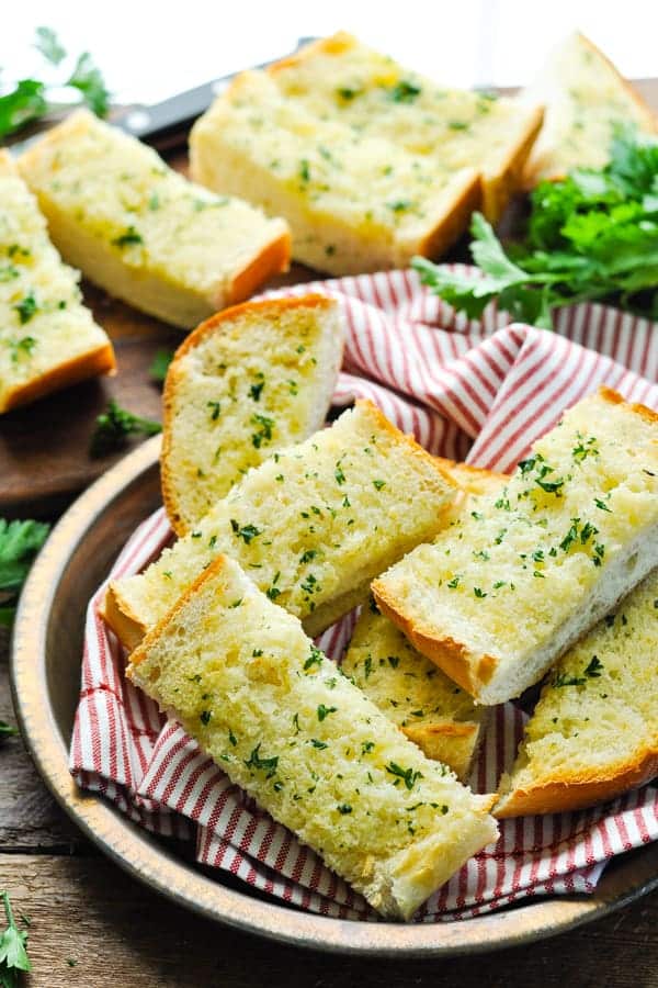 How to Make Garlic Bread - The Seasoned Mom