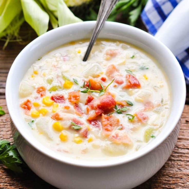 Corn Chowder Recipe - The Seasoned Mom