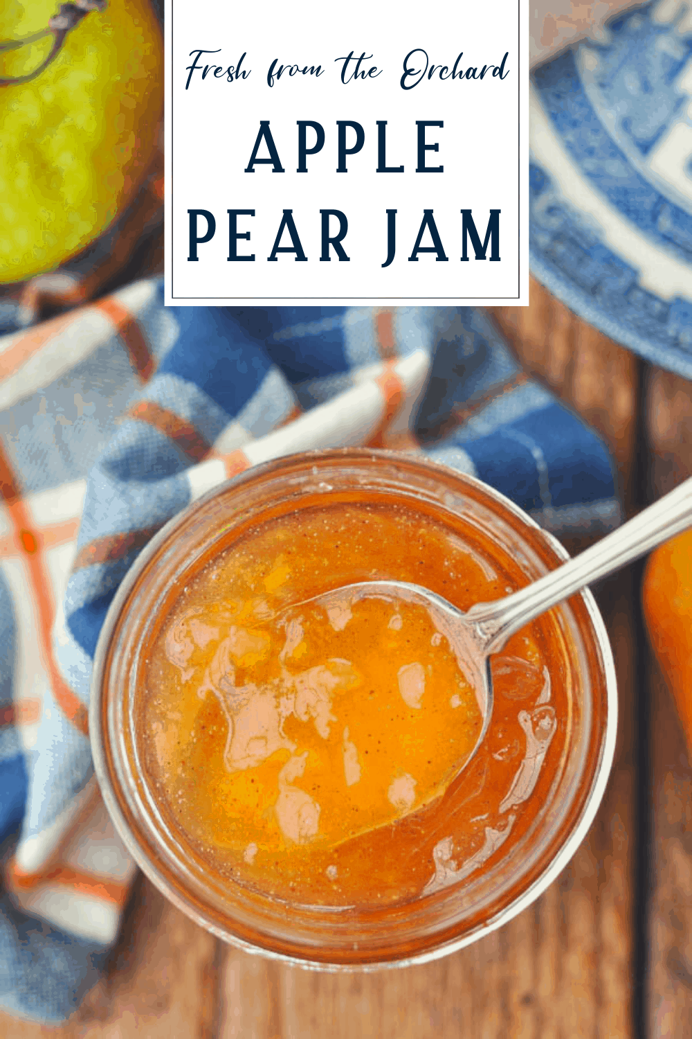 Spiced Apple Pear Jam - The Seasoned Mom
