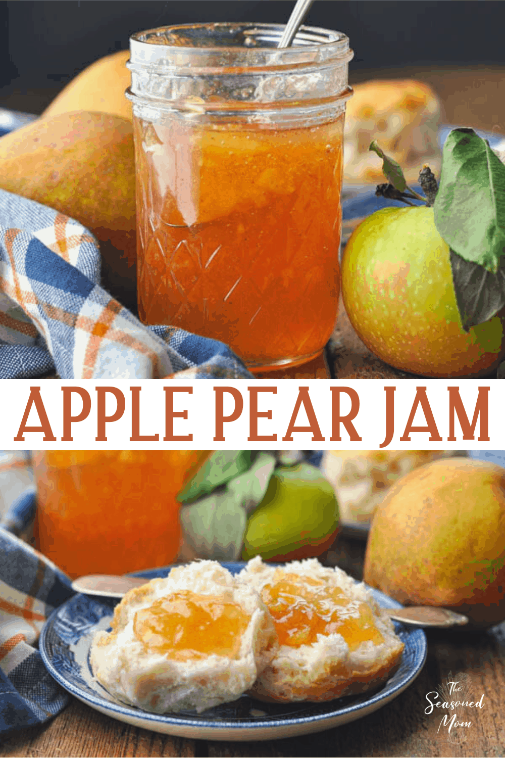Spiced Apple Pear Jam - The Seasoned Mom