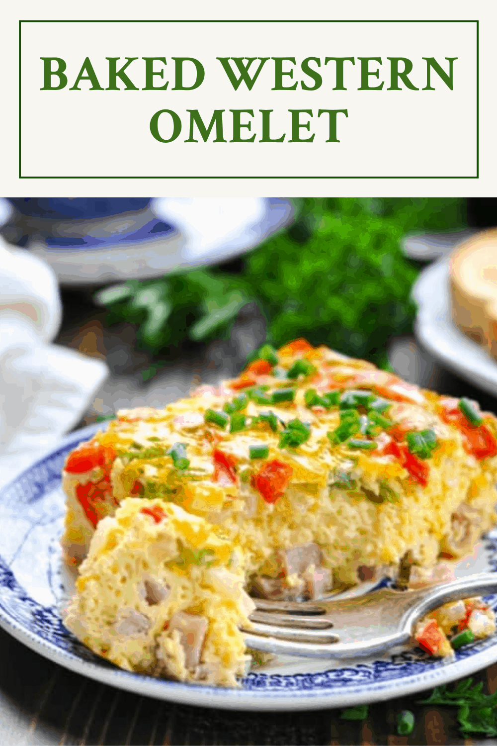 Baked Western Omelet - The Seasoned Mom