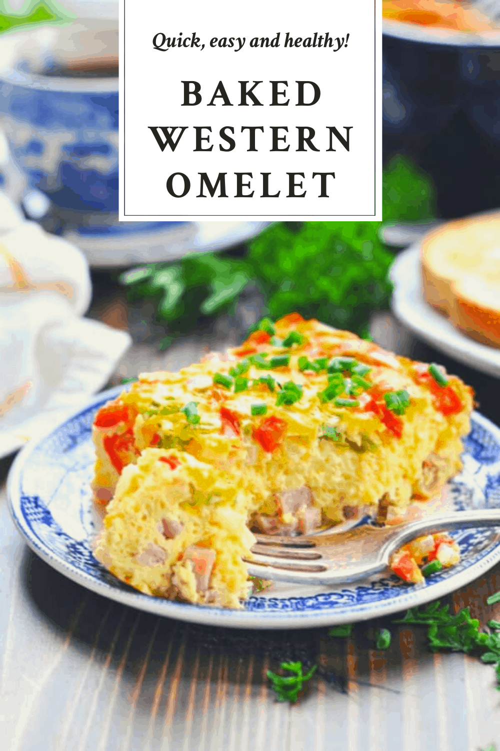Baked Western Omelet - The Seasoned Mom