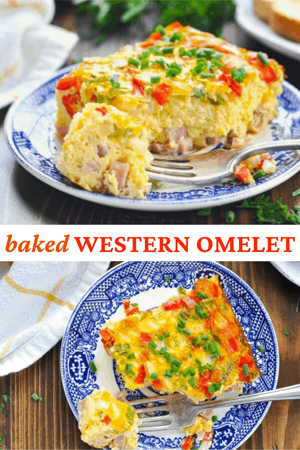 Baked Western Omelet - The Seasoned Mom