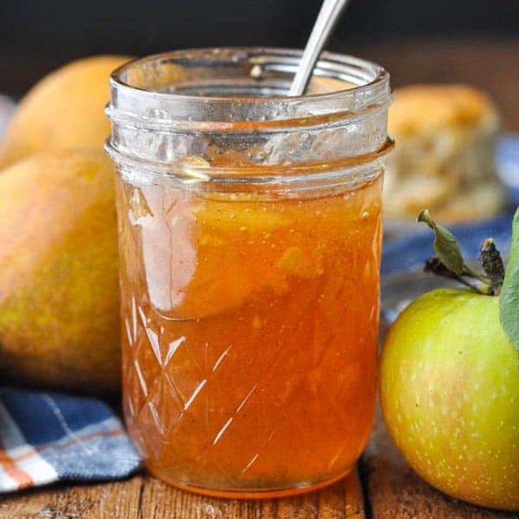 Spiced Apple Pear Jam - The Seasoned Mom
