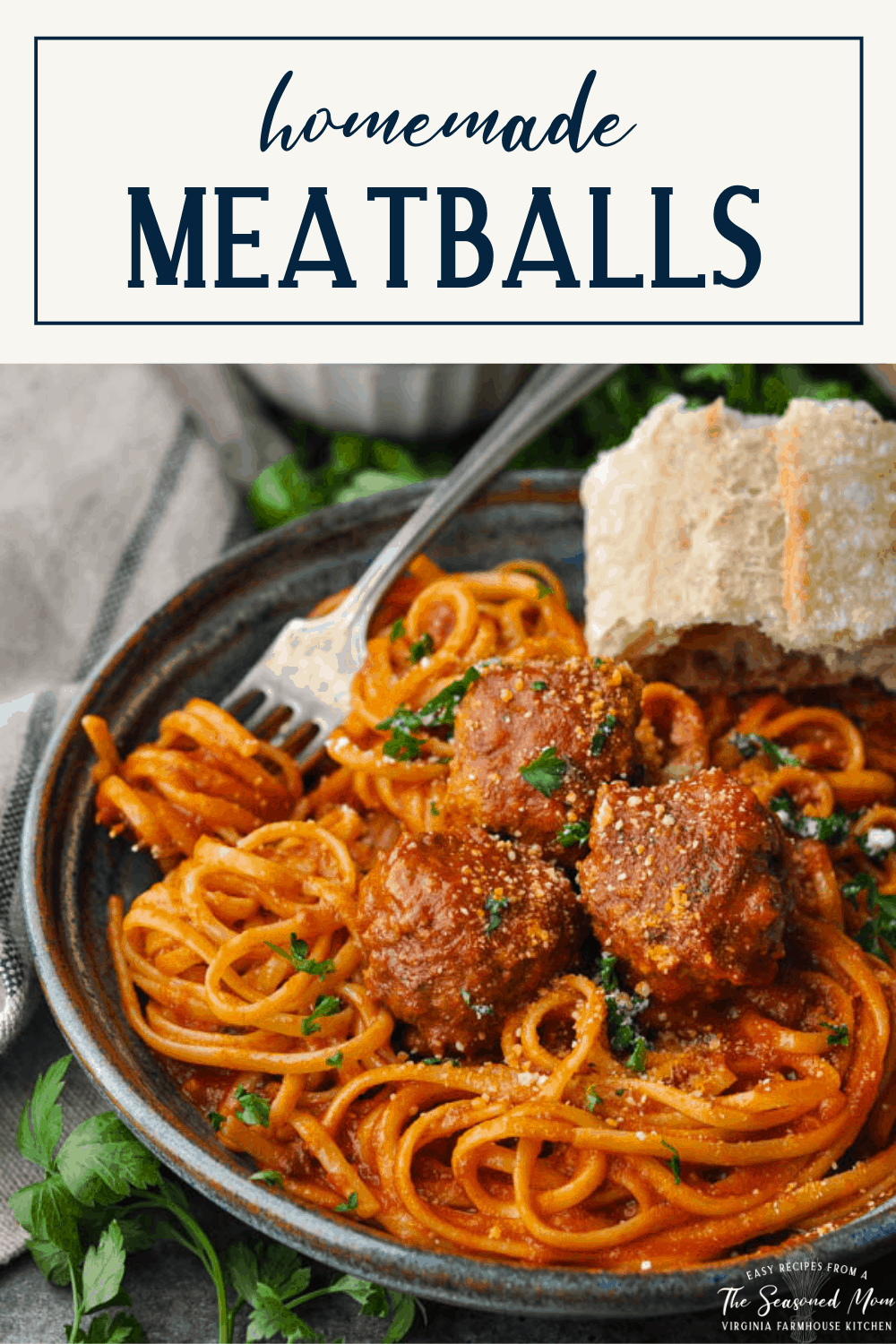 Homemade Meatballs - The Seasoned Mom