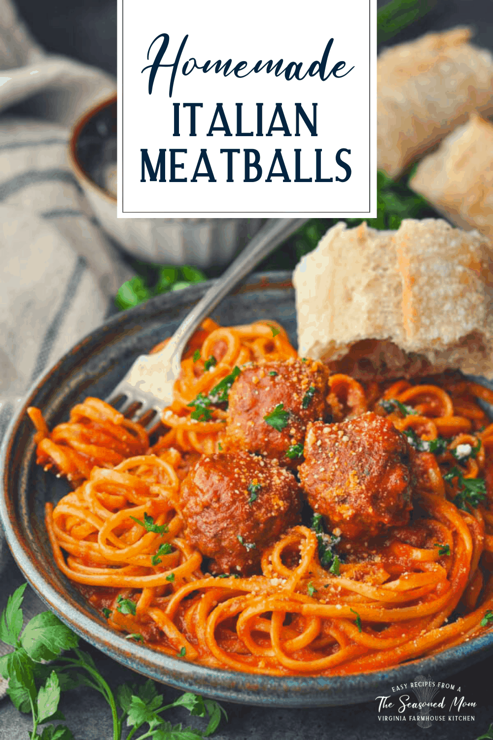 Homemade Meatballs - The Seasoned Mom