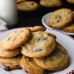 Soft and Chewy Chocolate Chip Cookies - The Seasoned Mom