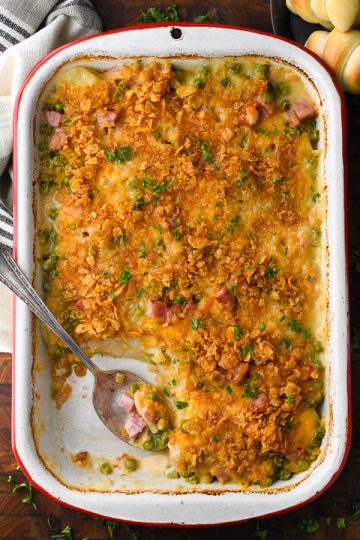 Layered Ham and Potato Casserole - The Seasoned Mom