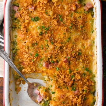 Layered Ham and Potato Casserole - The Seasoned Mom