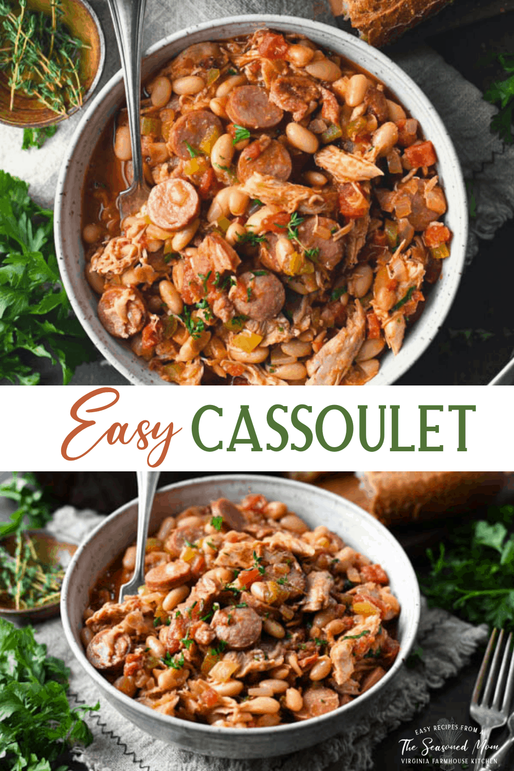Easy Cassoulet Recipe - The Seasoned Mom