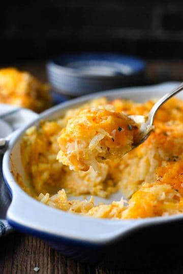 Cheesy Potato Casserole (3 Ingredients!) - The Seasoned Mom