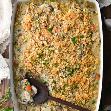 Easy Chicken and Wild Rice Casserole - The Seasoned Mom