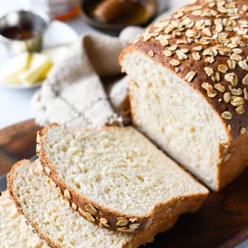 Classic Farmhouse Oatmeal Bread - The Seasoned Mom