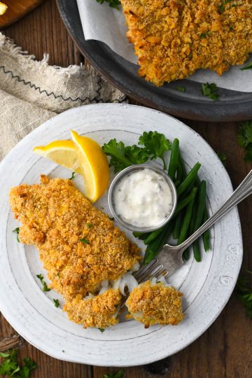 Oven Fried Fish - The Seasoned Mom