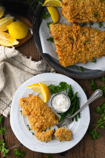 Oven Fried Fish - The Seasoned Mom