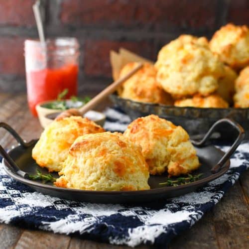 Cheese Biscuits {Easy, Fluffy Drop Biscuits!} - The Seasoned Mom