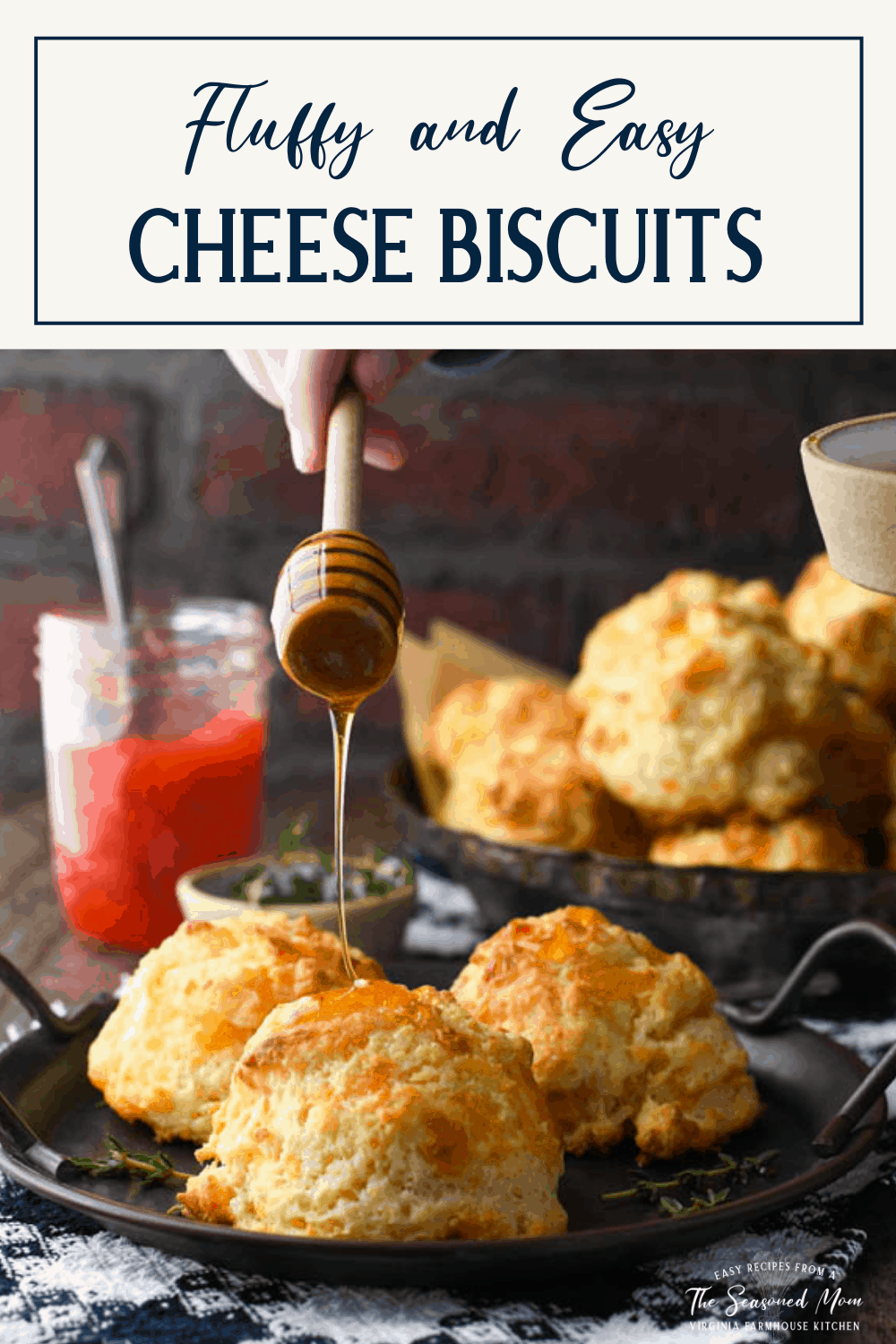 Cheese Biscuits {Easy, Fluffy Drop Biscuits!} - The Seasoned Mom