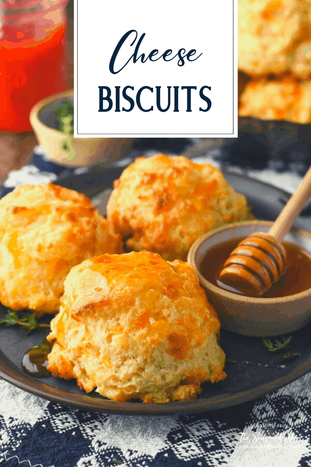 Cheese Biscuits {Easy, Fluffy Drop Biscuits!} - The Seasoned Mom