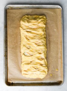 Chicken and Broccoli Crescent Braid - The Seasoned Mom