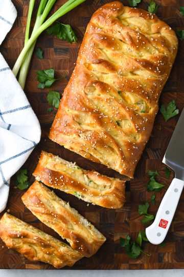 Chicken and Broccoli Crescent Braid - The Seasoned Mom