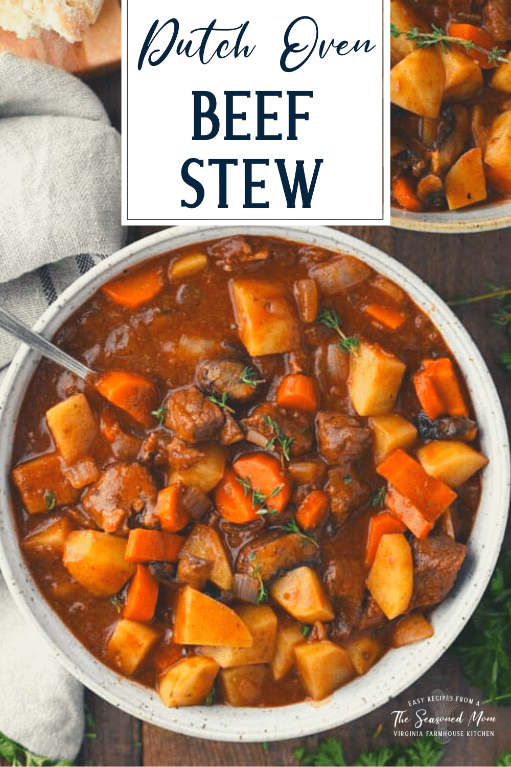 Dutch Oven Beef Stew - The Seasoned Mom