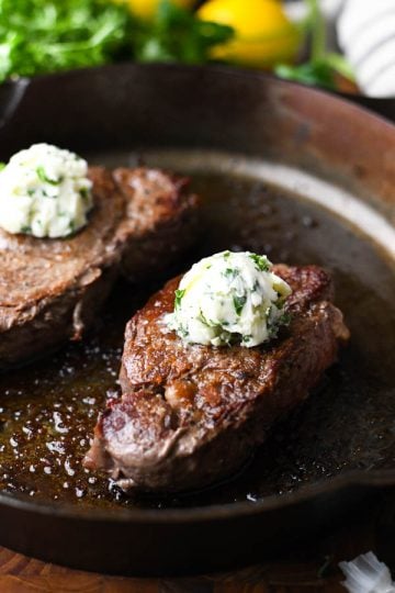 How to Cook Filet Mignon in a Cast Iron Skillet - The Seasoned Mom