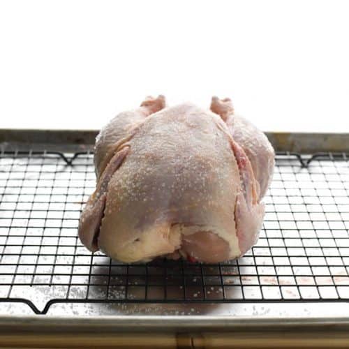 Whole Roasted Chicken {Super Crispy Skin!} - The Seasoned Mom