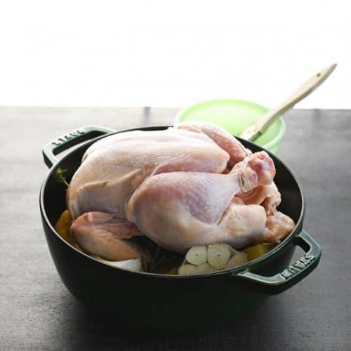 Whole Roasted Chicken {Super Crispy Skin!} - The Seasoned Mom