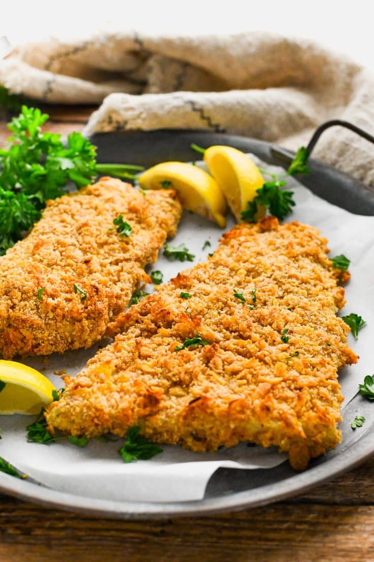 Crispy Oven Fried Fish - The Seasoned Mom