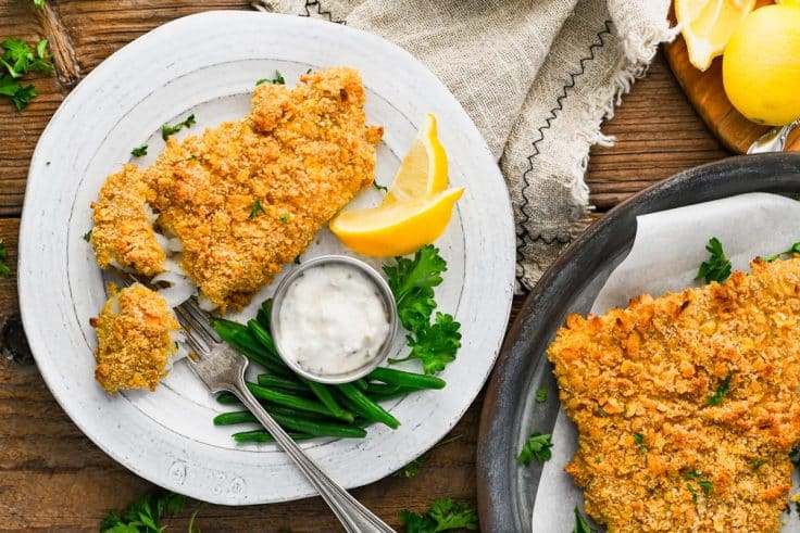 Crispy Oven Fried Fish - The Seasoned Mom