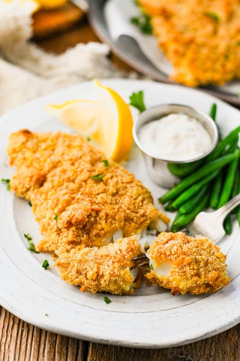 Crispy Oven Fried Fish - The Seasoned Mom