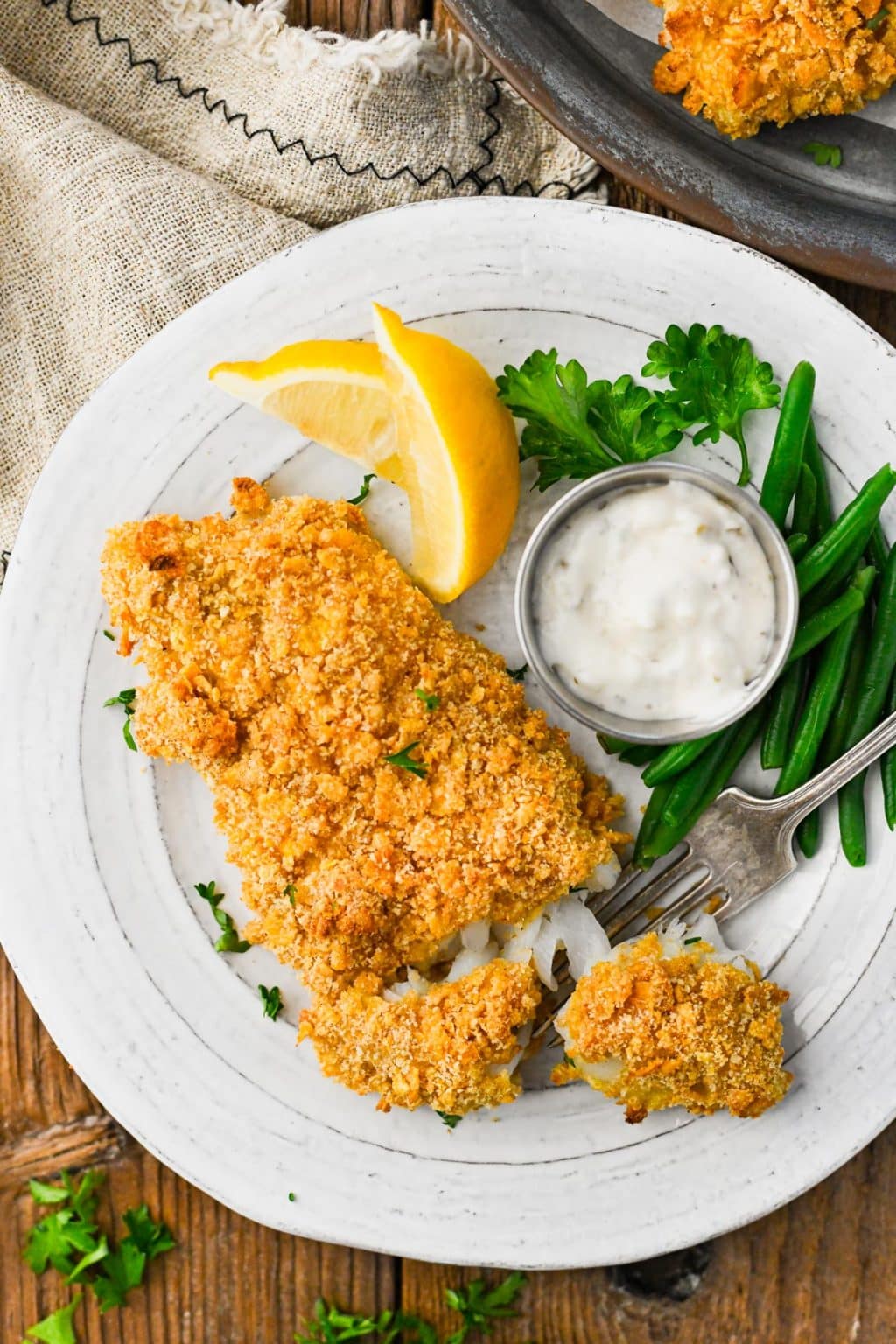 Crispy Oven Fried Fish - The Seasoned Mom