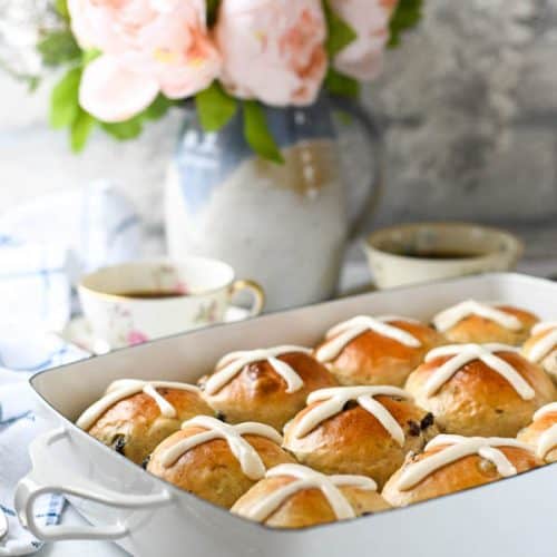 Hot Cross Buns {Easy Make-Ahead Dough} - The Seasoned Mom