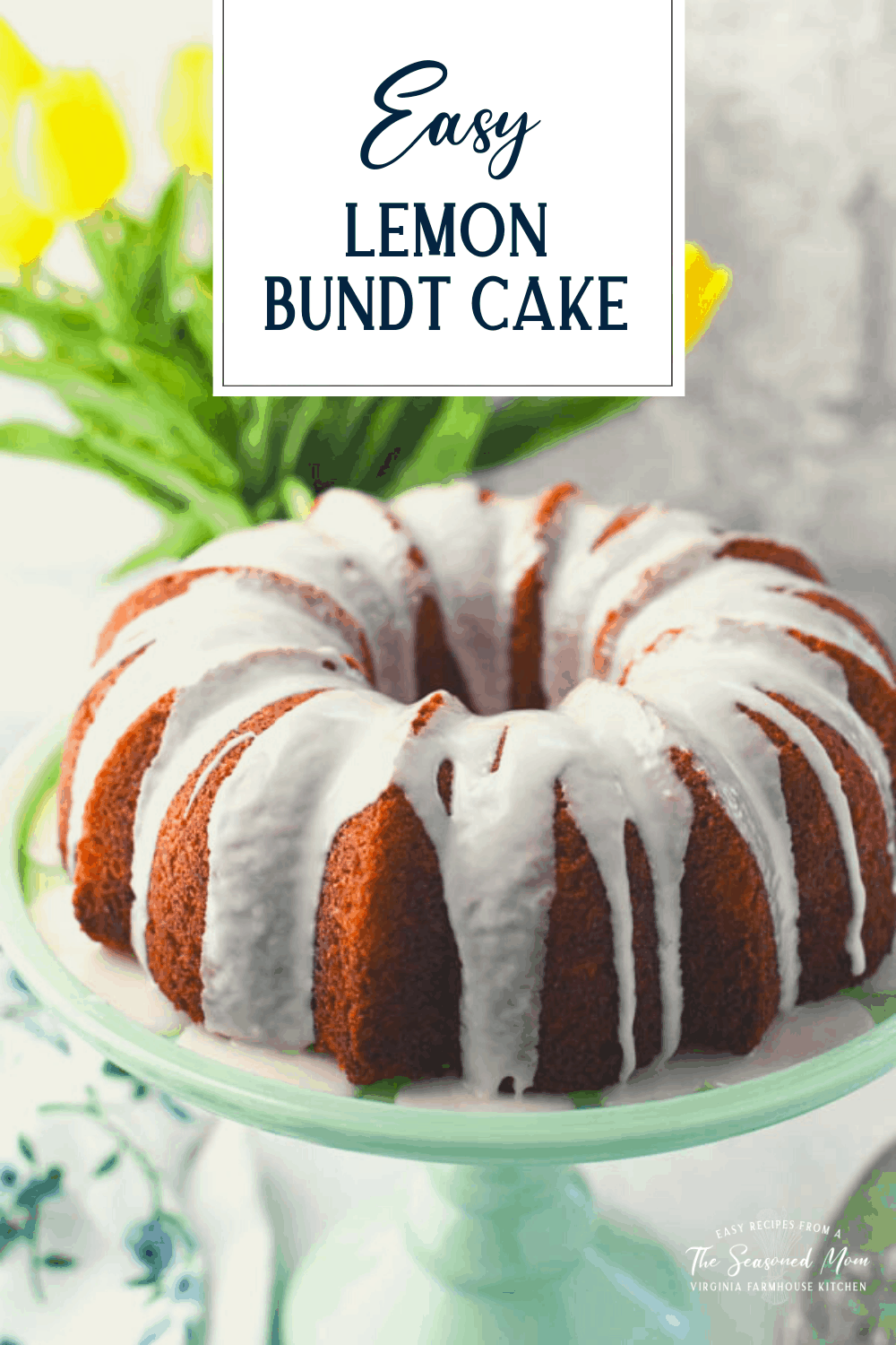Lemon Bundt Cake {using Cake Mix!} - The Seasoned Mom