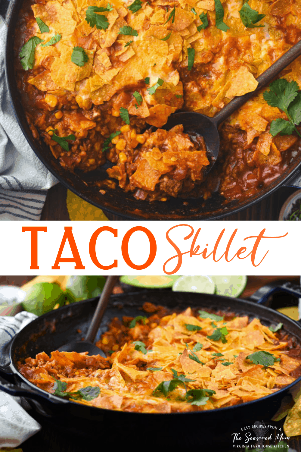 Taco Skillet with Rice - The Seasoned Mom