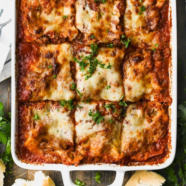 Homemade Lasagna - The Seasoned Mom