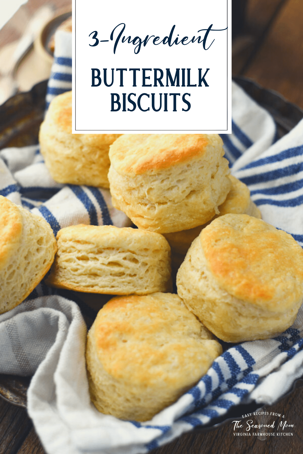 Aunt Bee's 3 Ingredient Biscuit Recipe - The Seasoned Mom