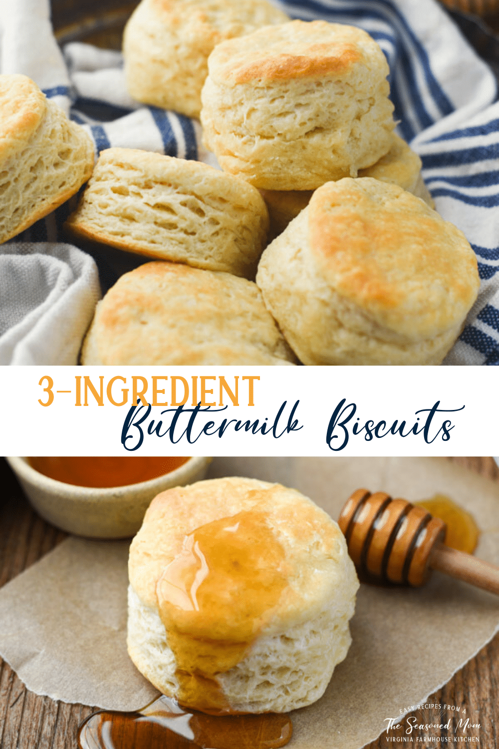 Aunt Bee's 3 Ingredient Biscuit Recipe - The Seasoned Mom