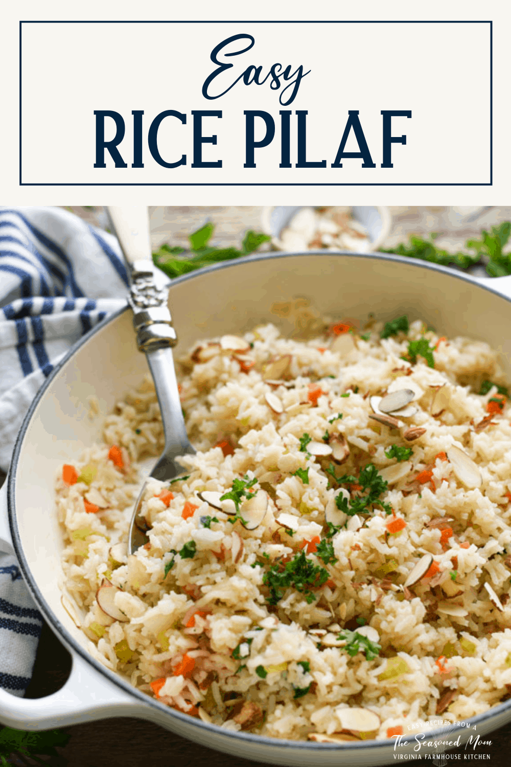 Rice Pilaf {Simple and Easy!} - The Seasoned Mom