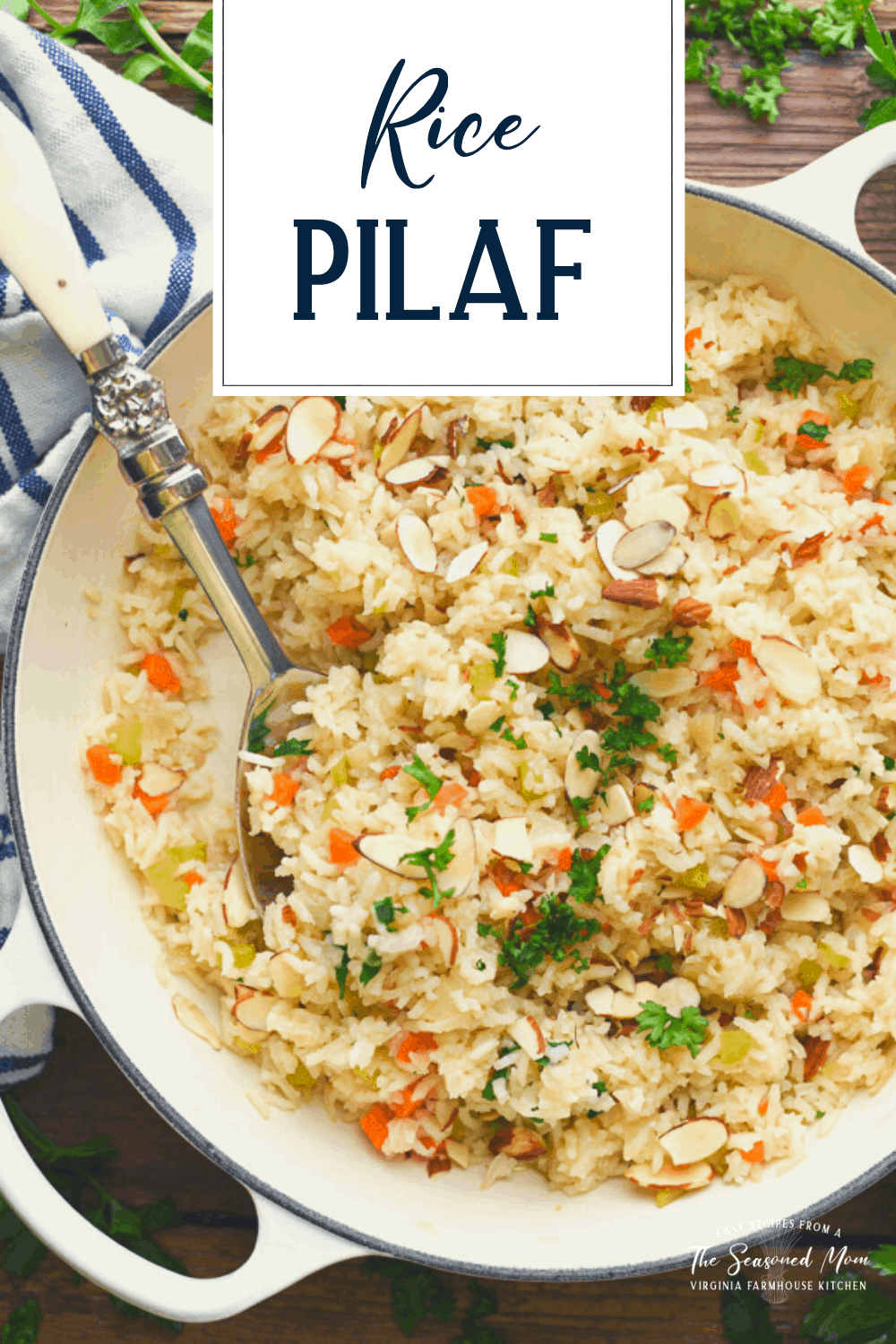 Rice Pilaf {Simple and Easy!} - The Seasoned Mom
