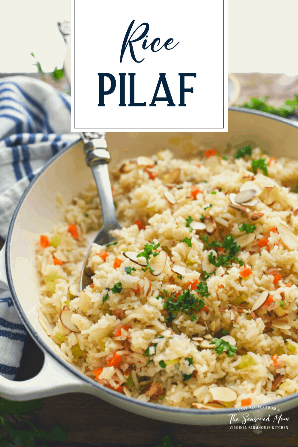 Rice Pilaf {Simple and Easy!} - The Seasoned Mom