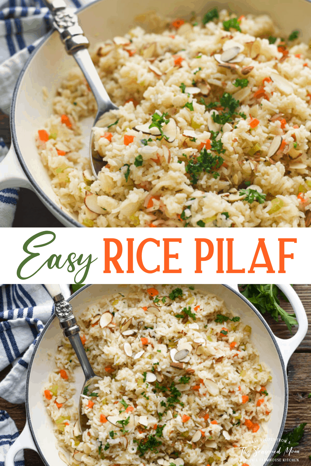 Rice Pilaf {Simple and Easy!} - The Seasoned Mom
